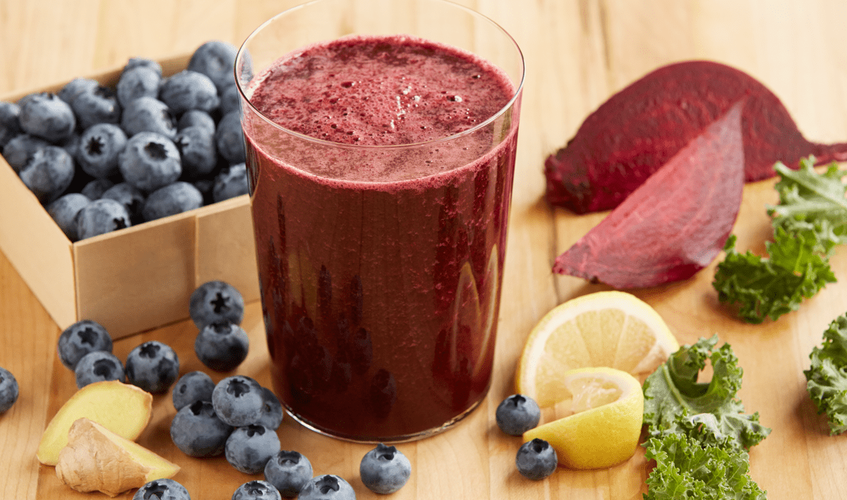 Blueberry Beet Juice with Kale and Lemon - Driscolls