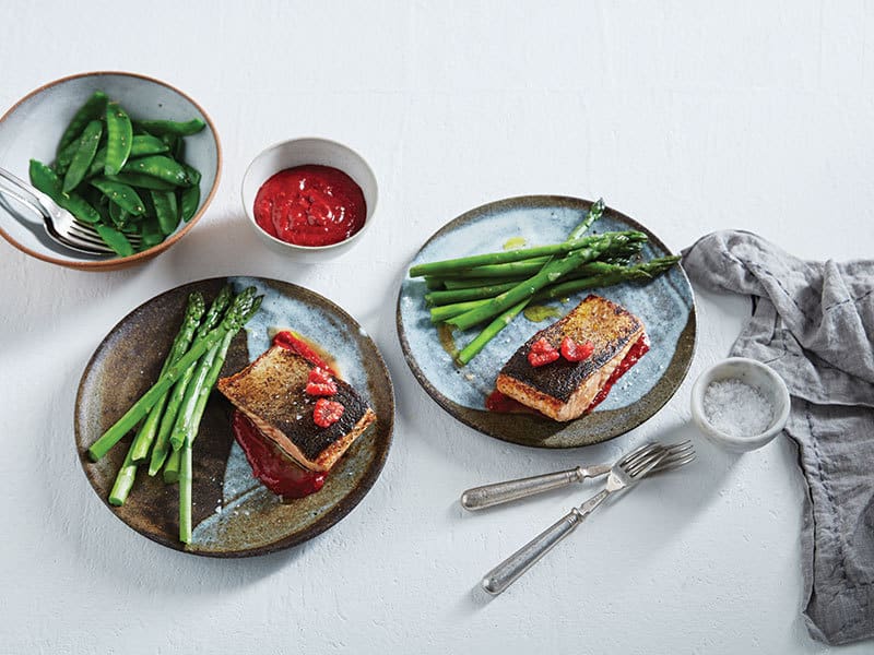 Salmon with Raspberry Chipotle - Driscolls